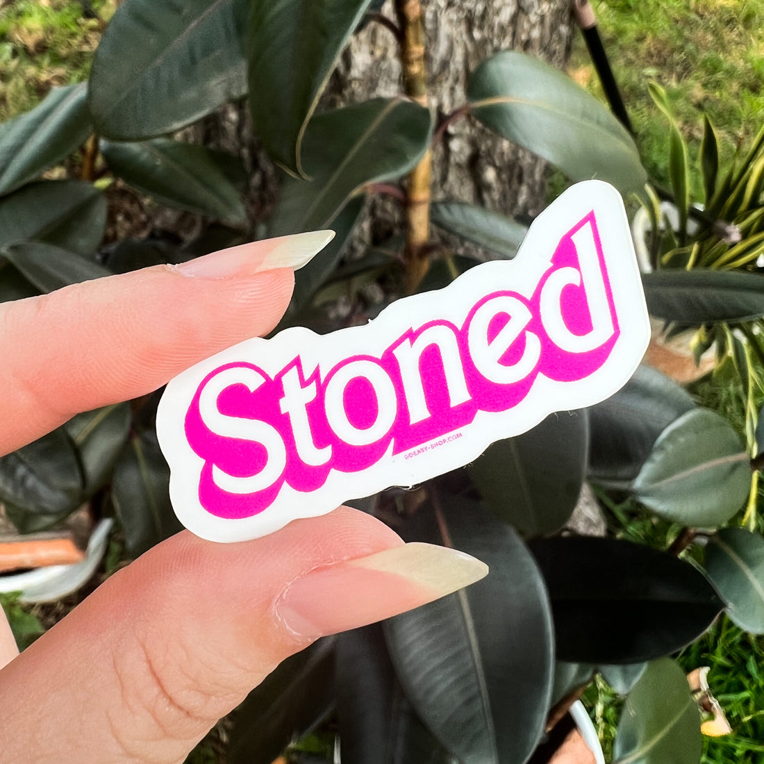 Stoned Barbie Sticker